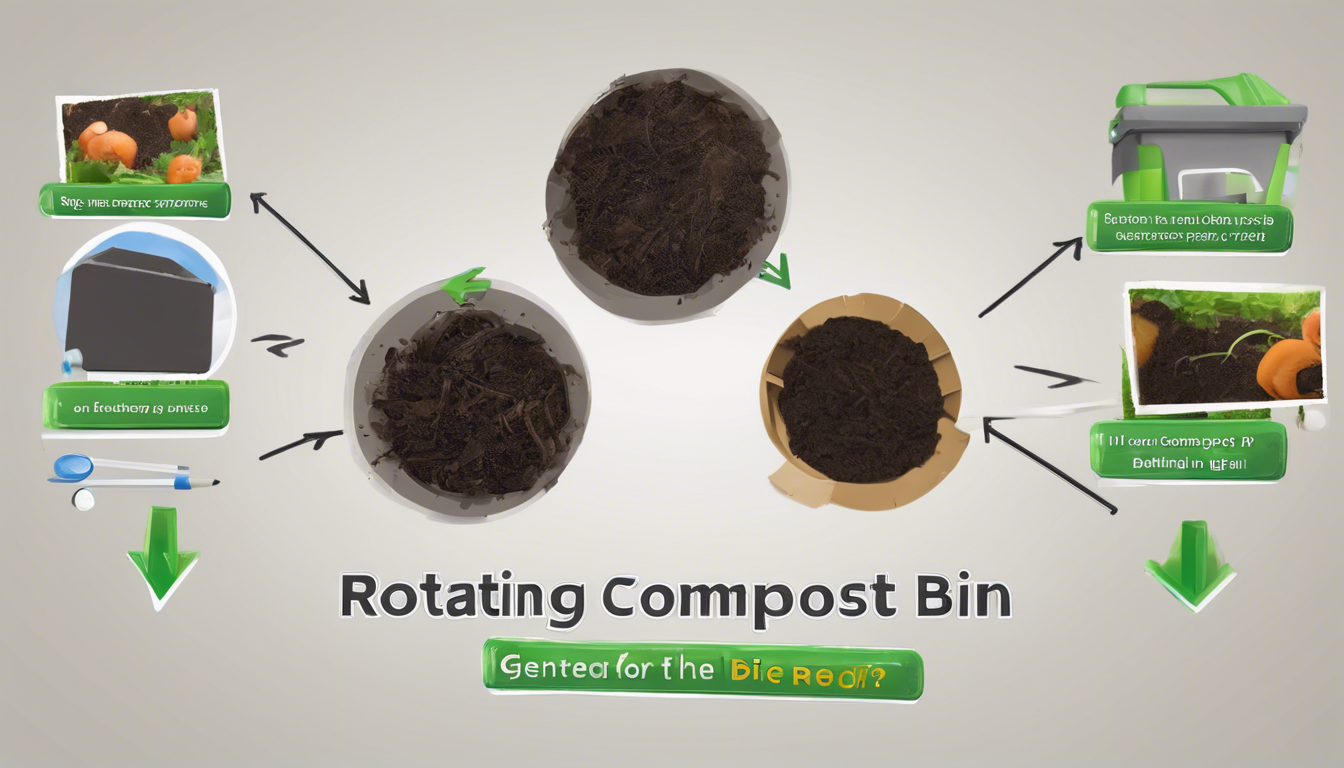 Bac à compost rotatif : Astuces pour savoir quand ton compost 🌱 est prêt!