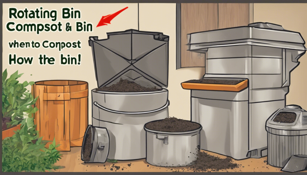 Bac à compost rotatif : Astuces pour savoir quand ton compost 🌱 est prêt!